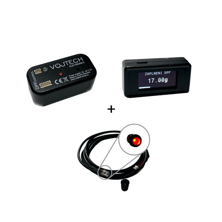 Indikátor DPF control s displejem – Vojtech-shop.cz